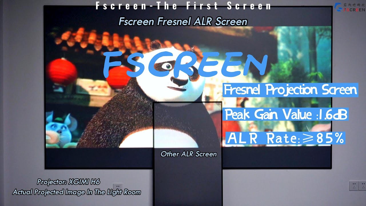 [FSCREEN] Contrast Video of Fresnel ALR Screen and Black Grid ALR ...