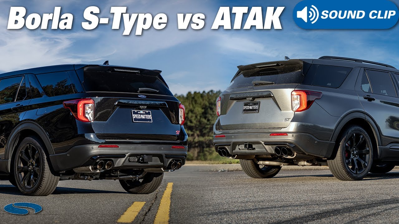 Borla S-Type vs Borla ATAK Cat-Back | 2020+ Explorer ST | Sound Clip ...