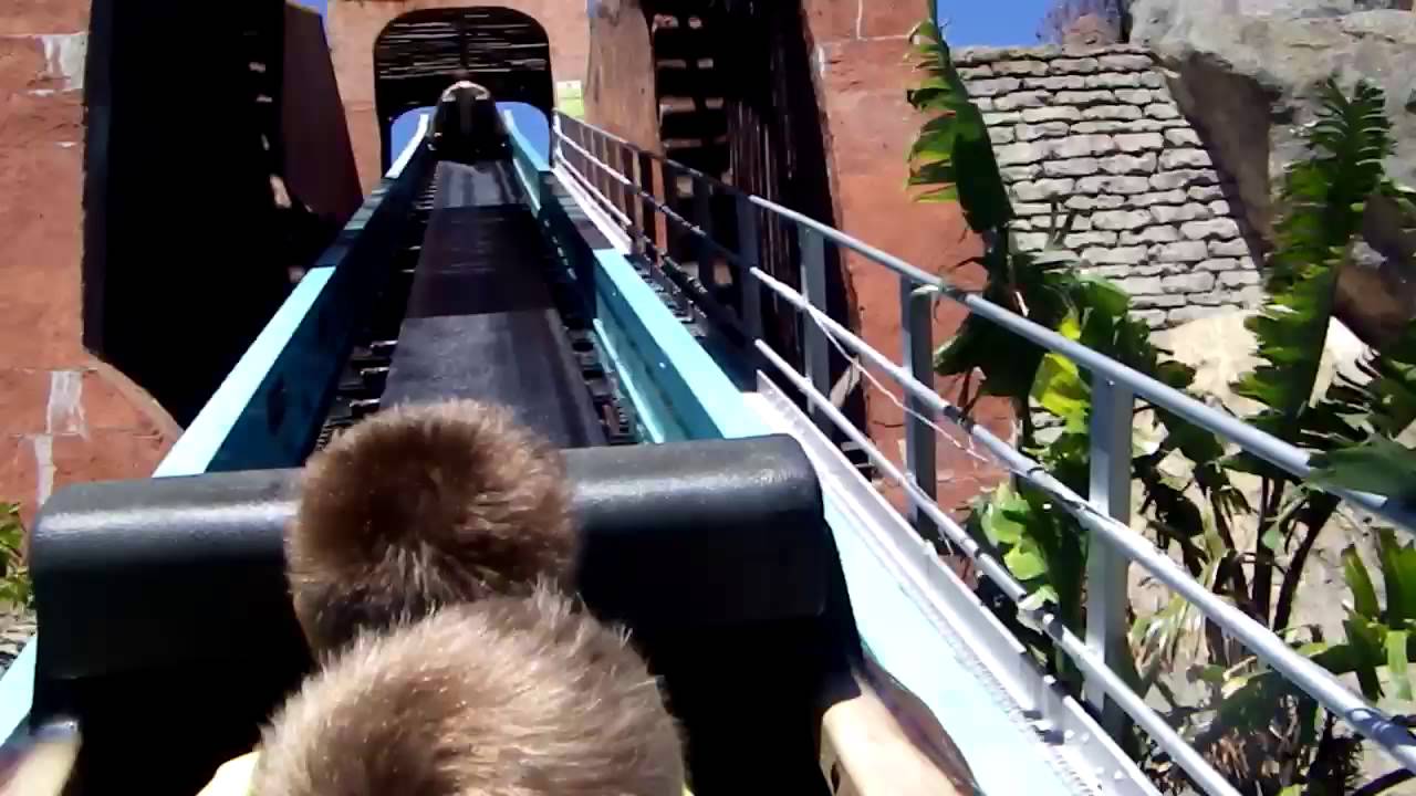 Monkey Falls at Ratanga Junction - YouTube