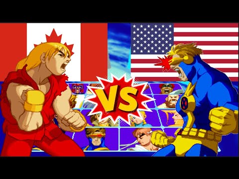 X-Men vs Street Fighter tjthrilla vs RPGenius - YouTube