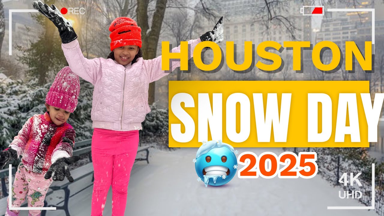 Houston Gets Snowed In! Our Epic Snow Day Experience 2025! - YouTube