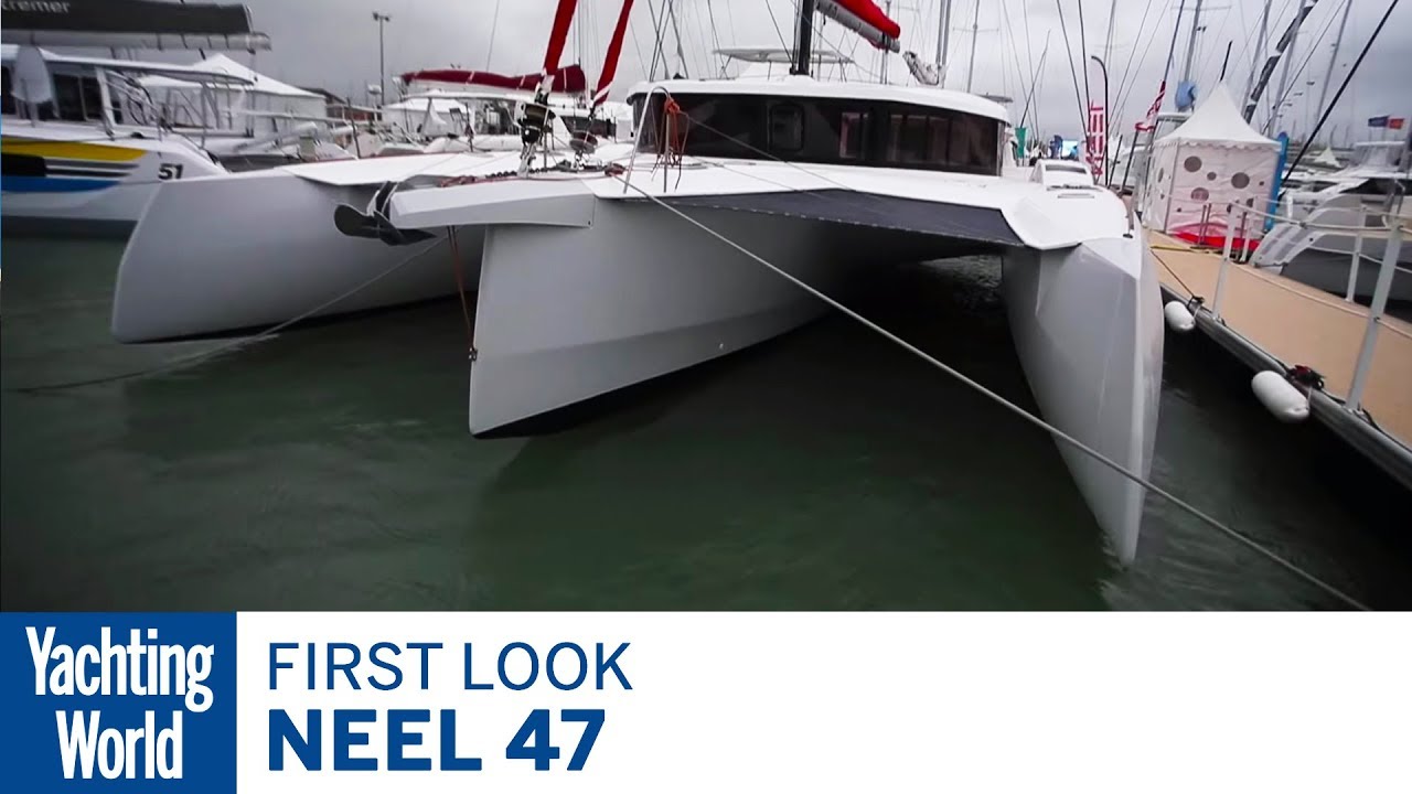 Look round the unique Neel 47 cruising trimaran | Yachting World - YouTube
