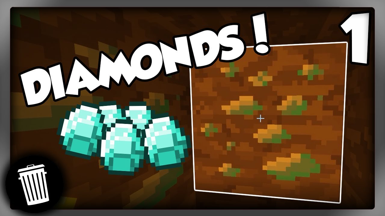 SO MANY DIAMONDS | Minecraft Hardcore #1 - YouTube