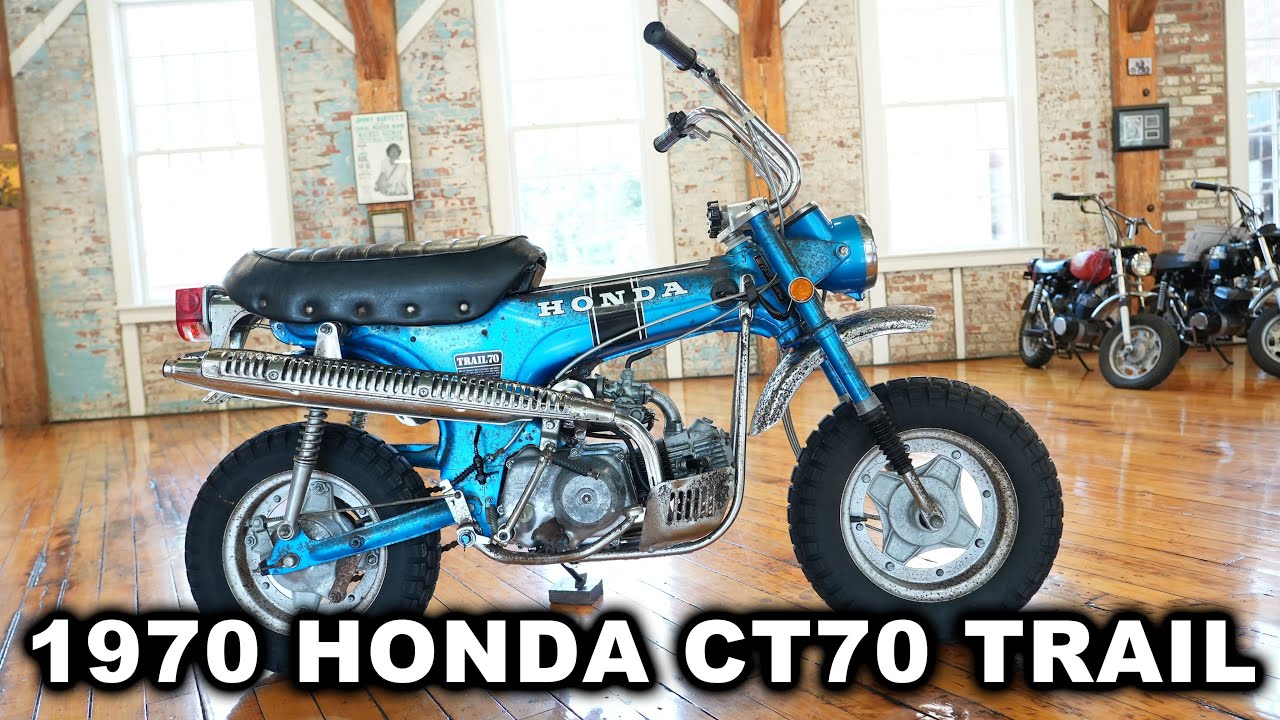 1970 HONDA CT70 TRAIL 70 with 747 miles - YouTube