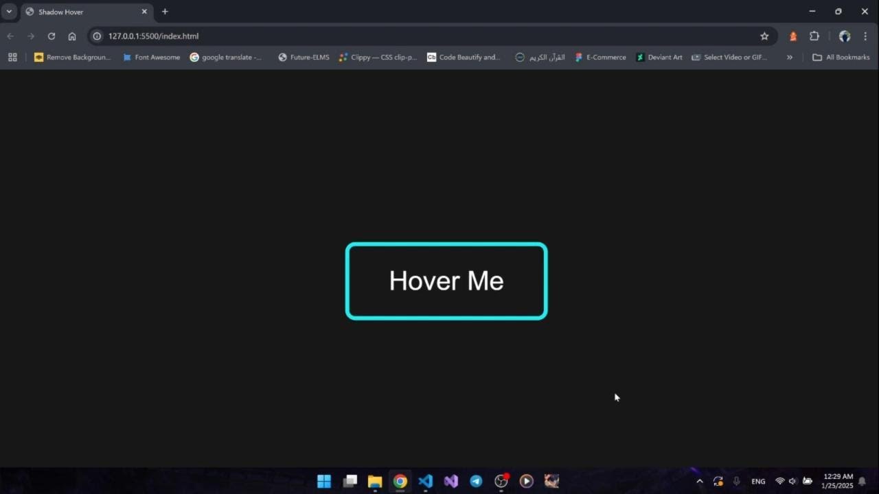 CSS BTN Shadow hover effect - YouTube