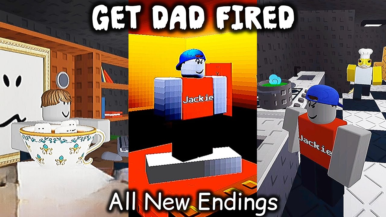 Get Dad Fired - All New Endings [Roblox] #roblox #gaming #robloxfunny ...
