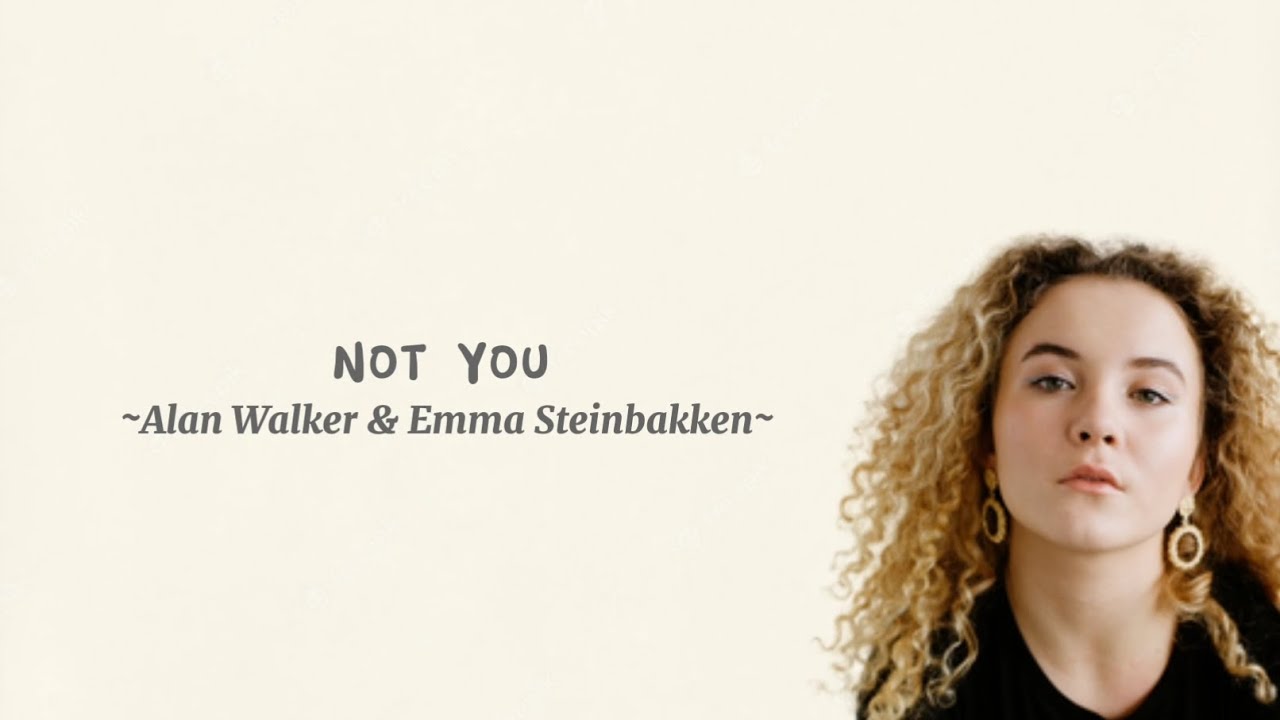 Not You _|Alan Walker & Emma Steinbakken|_(lyrics lagu) - YouTube