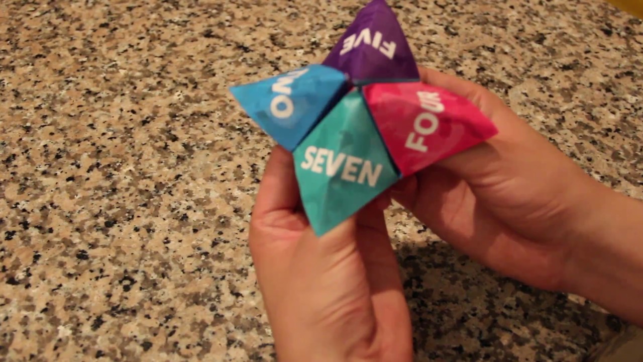 Paper Fortune Teller Tutorial ~ TD Summer Reading Club 2017 - YouTube