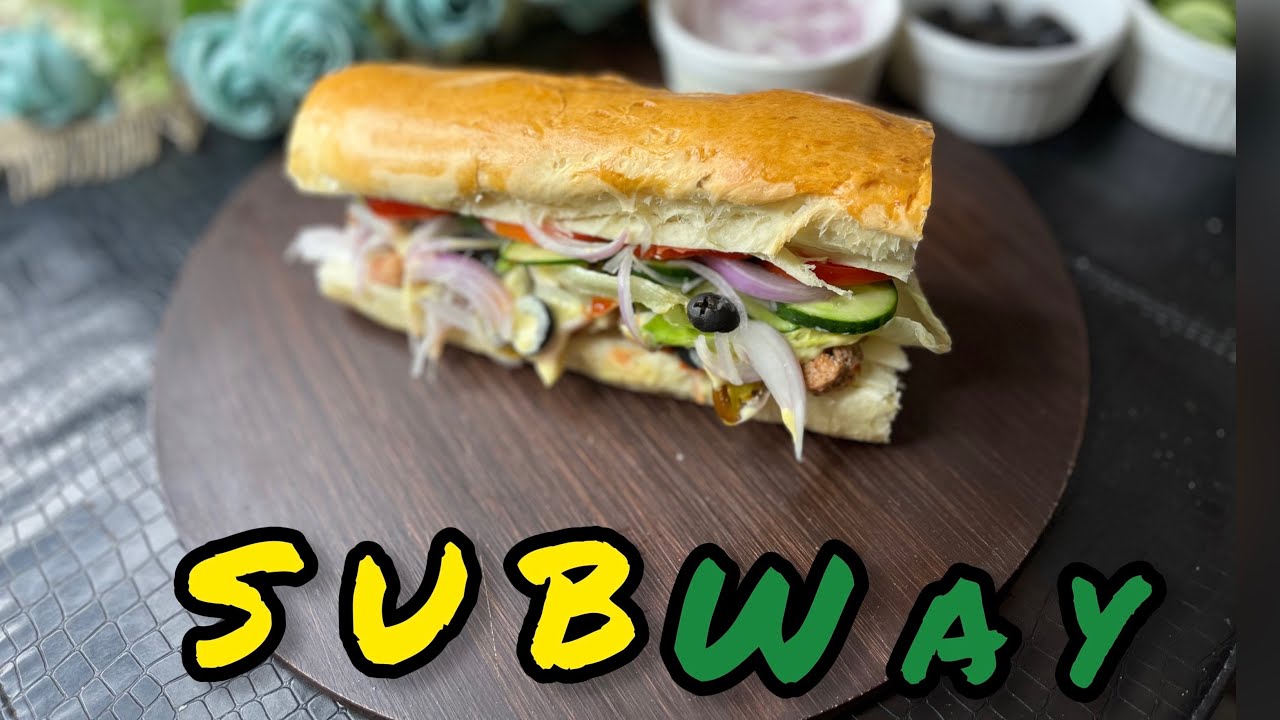 How To Make Subway Sandwich at Home !Fajita Sandwich by The Cutting ...
