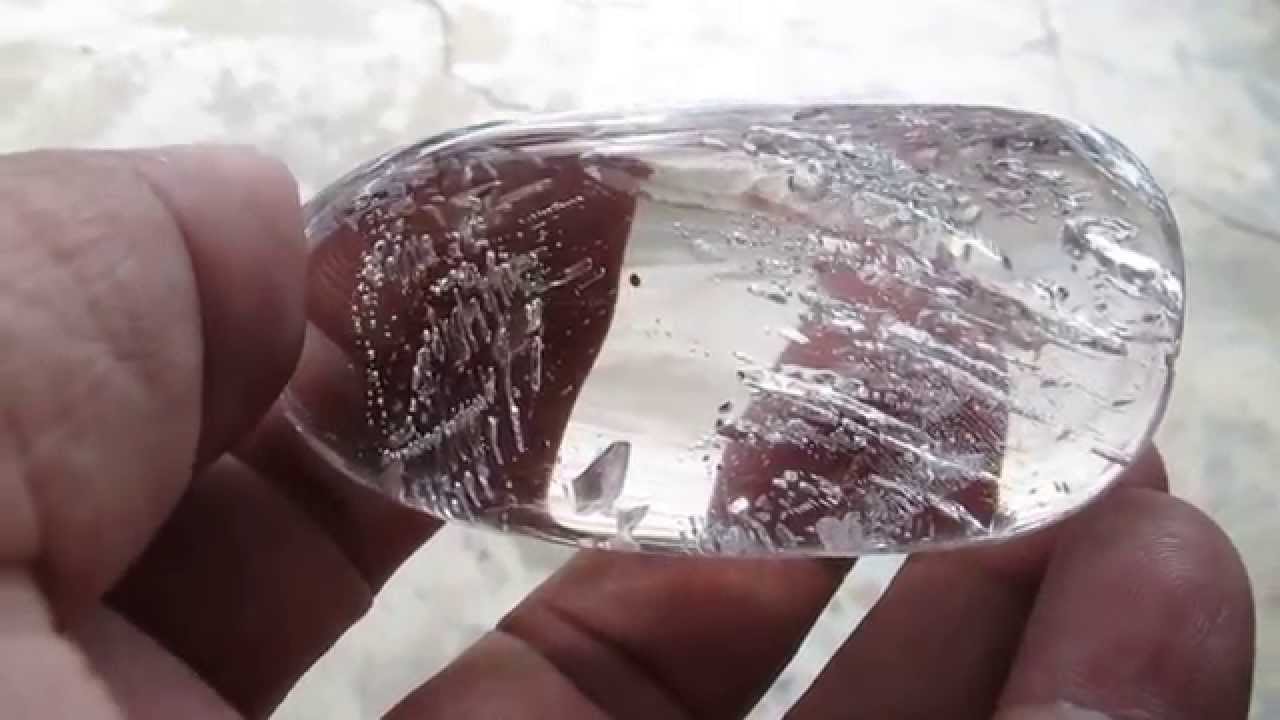 Manifestation Quartz w Water Inclusions Quartz 全包体晶中晶水胆水晶 - YouTube