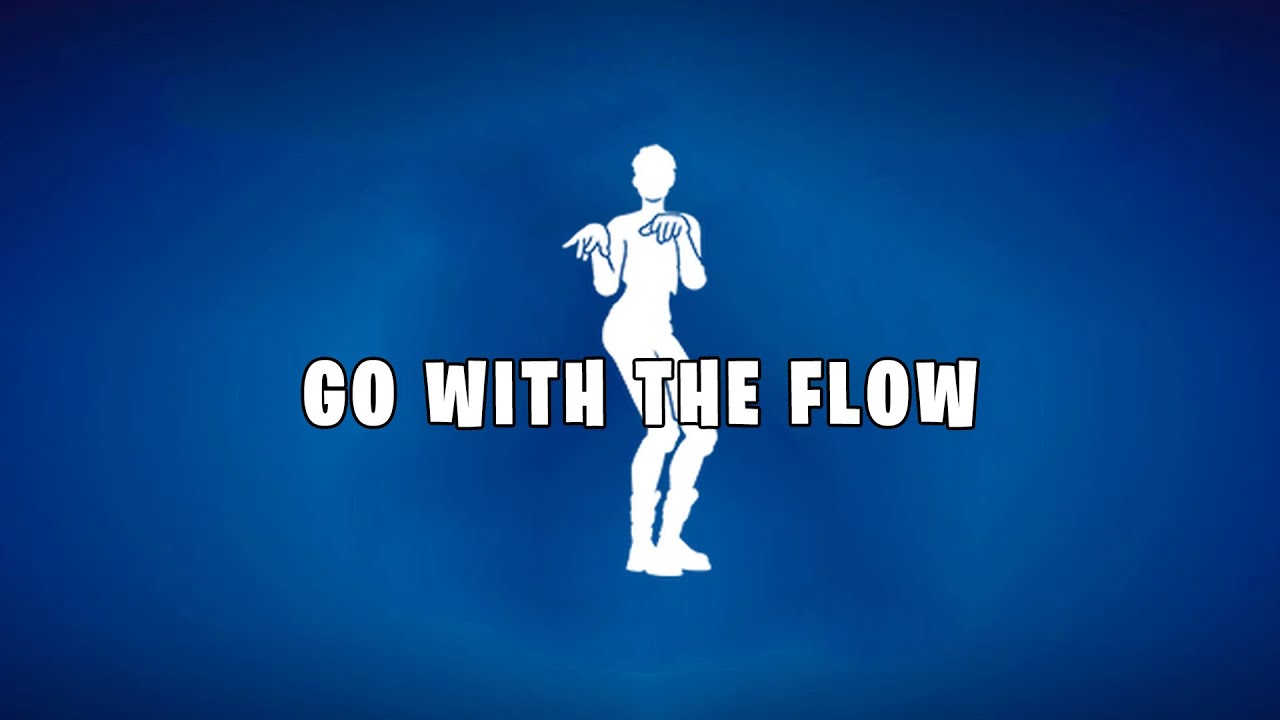 *NEW* FORTNITE | Go With the Flow | Emote Dance - YouTube