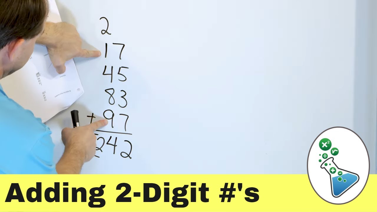 Master Adding Three or More 2 Digit Numbers - YouTube
