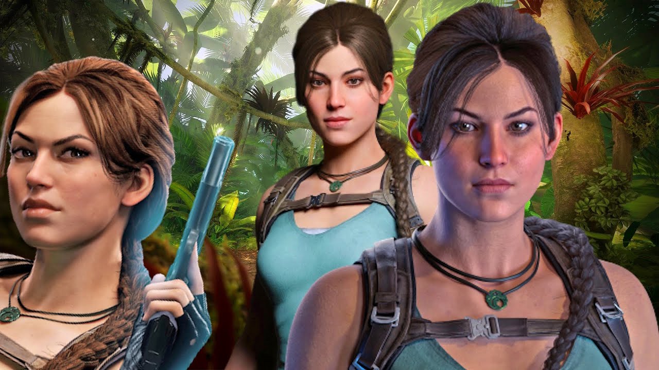 Unified Lara Croft Model - YouTube