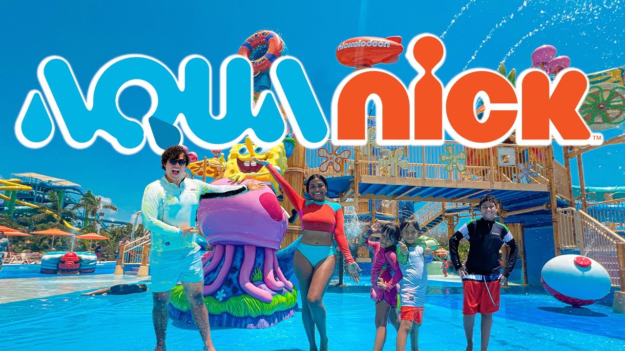 🦖 Day Pass en AQUA NICK del Hotel NICKELODEON Riviera Maya 🇲🇽 México ...