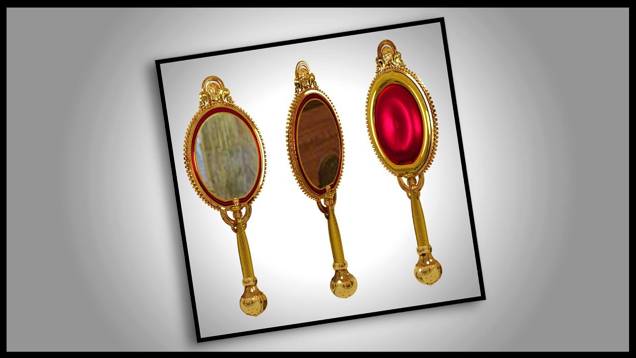 3D Maya Tutorial - How to model a Hand Held Mirror - Speed Modeling ...