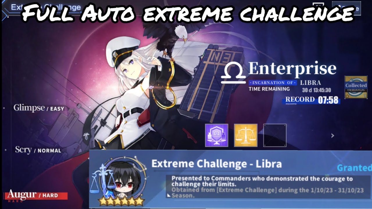 [Azur Lane] Extreme Challenge - Libra Enterprise Full auto Plus Tips ...