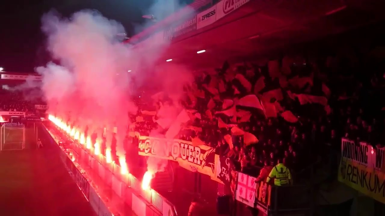 Ultras / Sparta Vs Vitesse / 01.03.2017 / choreo / Dutch cup semi final ...