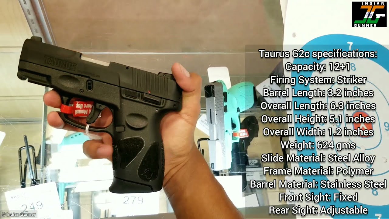 Taurus G2c pistol हिंदी Review! - YouTube