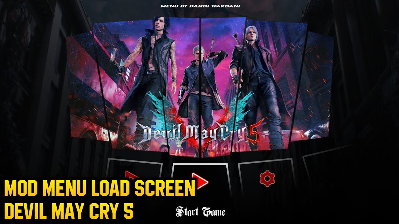Mod Menu Load Screen Devil May Cry 5 GTA SA Android - YouTube