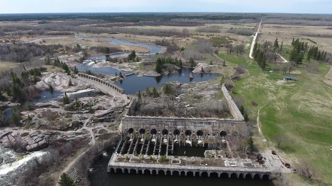 the Old Pinawa Hydro Dam - YouTube