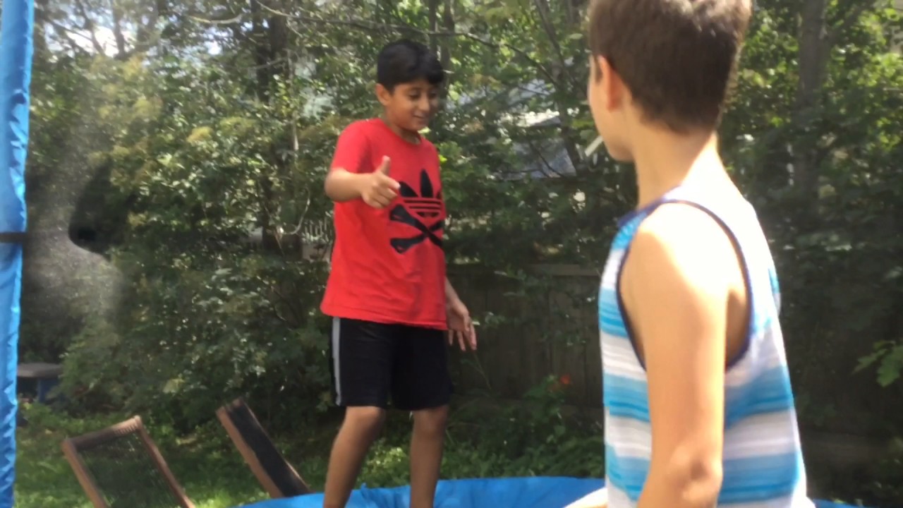 Teaching My Best Friend A Backflip He Actually Got It - YouTube