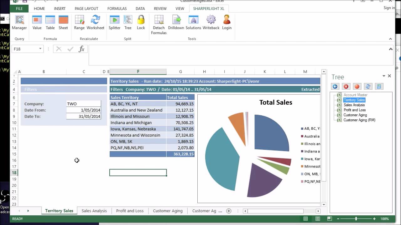 Sharperlight - Command Lines, Scheduling, Save Reports and Emailing ...