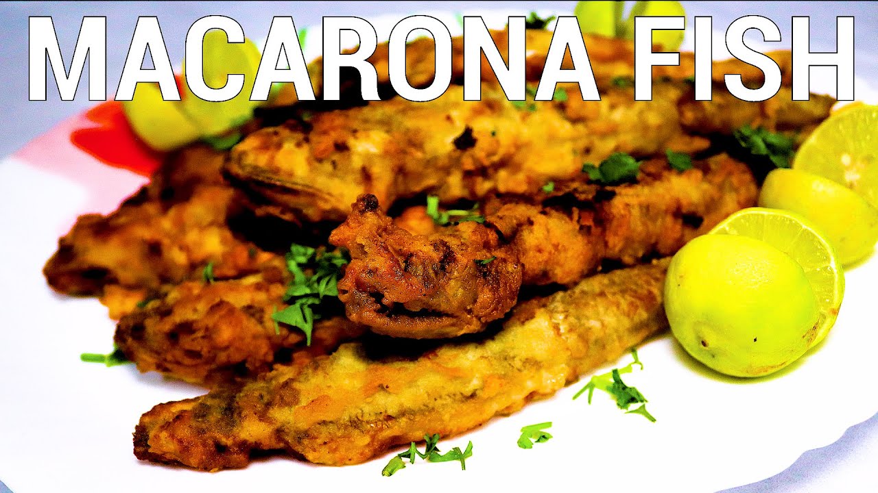 سمك المكرونة المقلي || Fried Lizard Fish (Macarona Fish) - YouTube