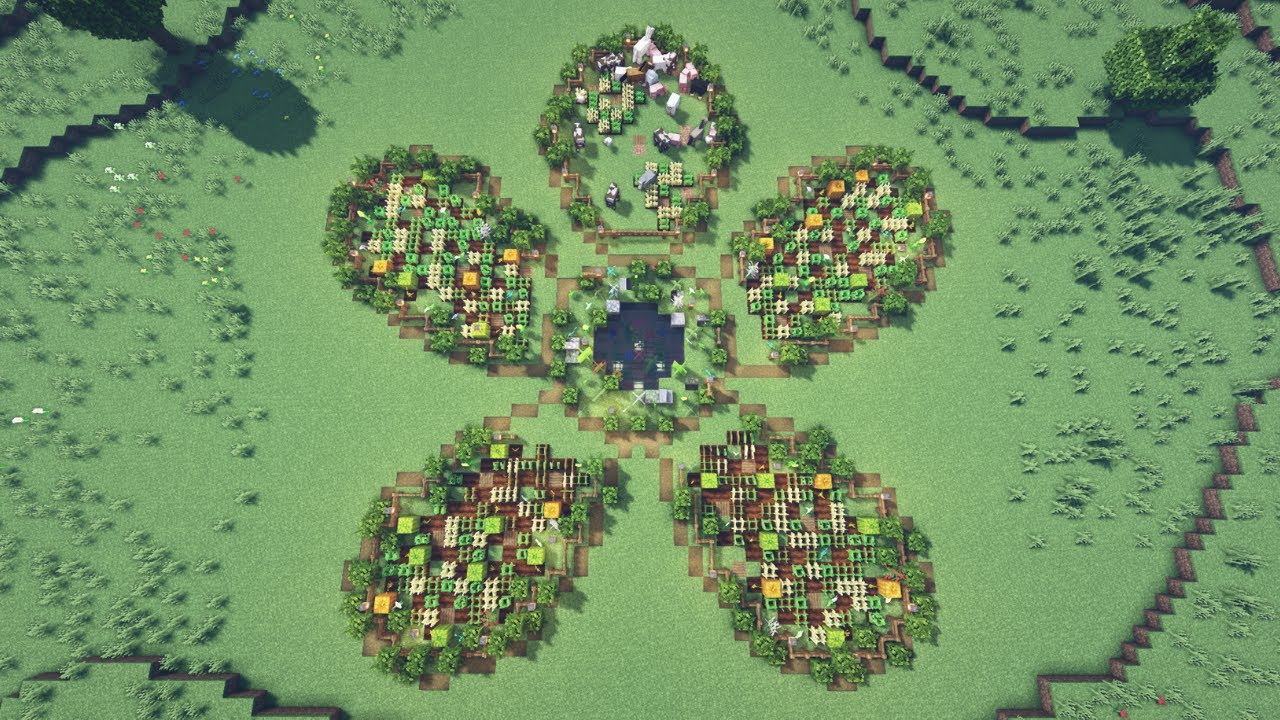 Minecraft Tutorial | Flower Underground Base (Cottagecore) - YouTube