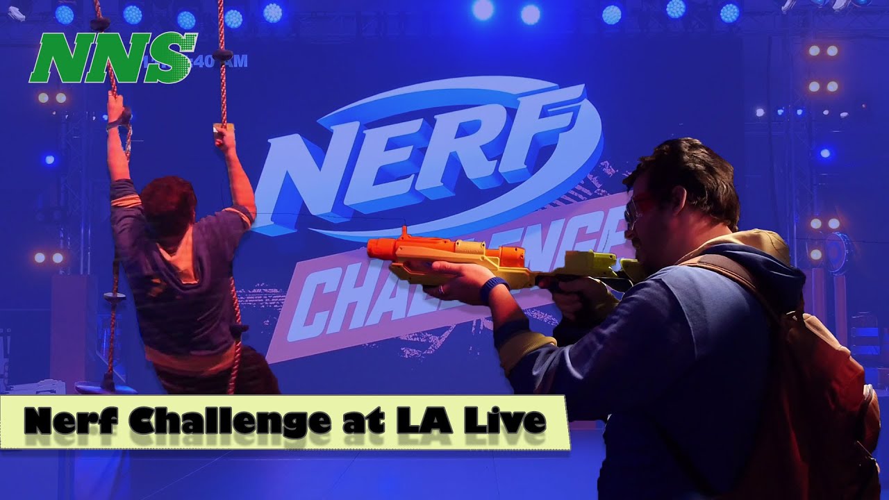 Nerf Challenge @ L.A. Live - YouTube