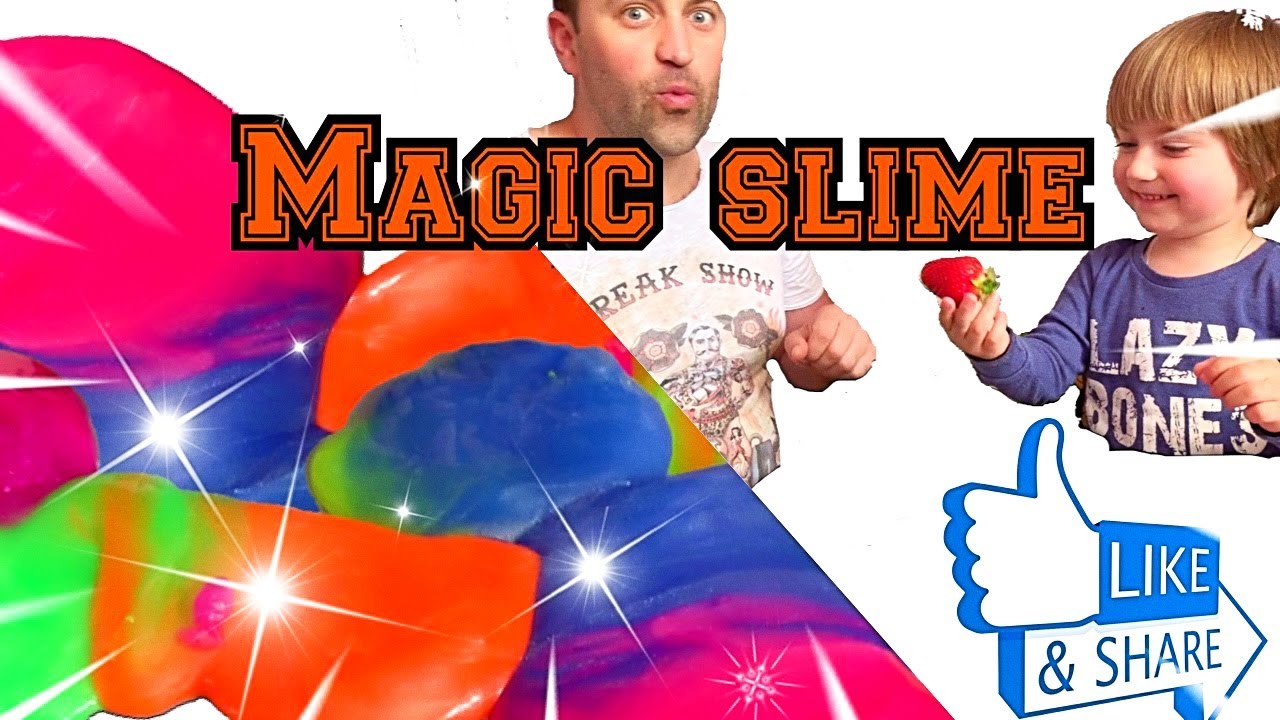Magic slime/Hidden toys fruits which can be magic transformed in real ...
