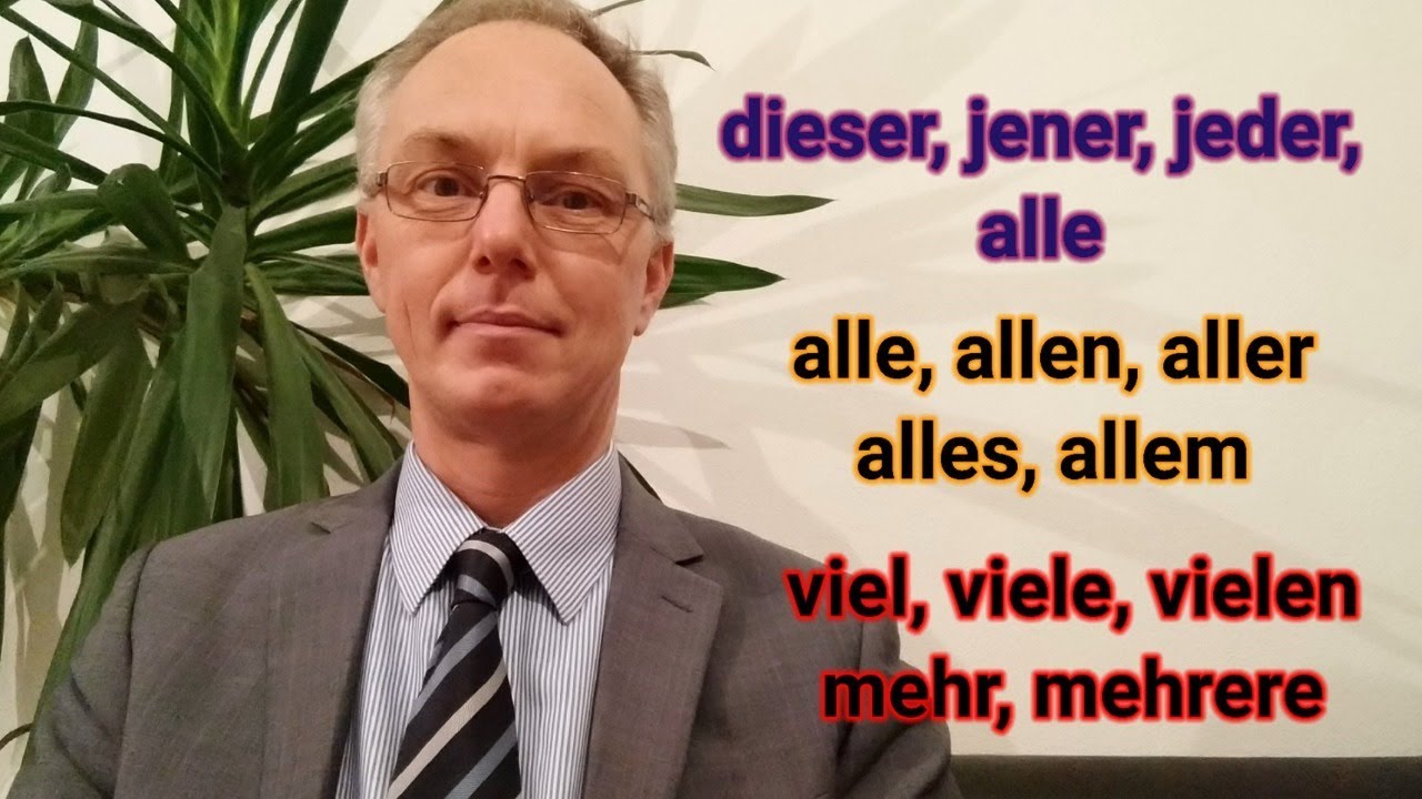 Deutsch lernen - Teil 2, viele, manche, solche, einige, keine, wenige ...
