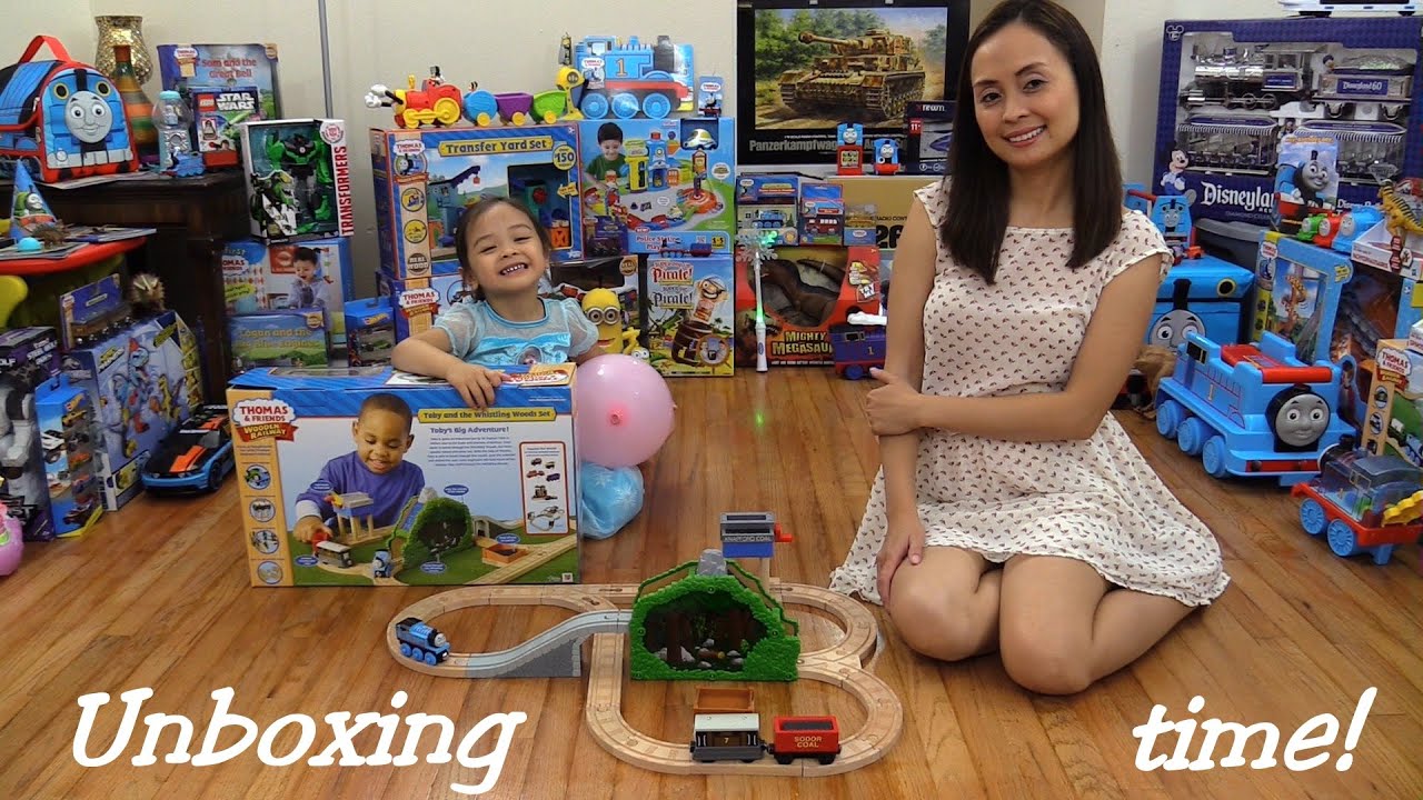 Thomas & Friends Wooden Railway: Toby and the Whistling Woods Set ...