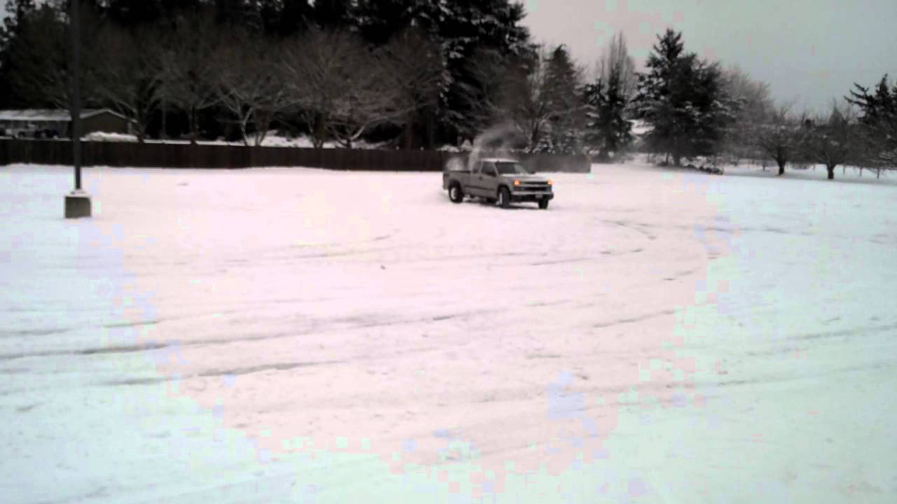 Colorado snow drift - YouTube