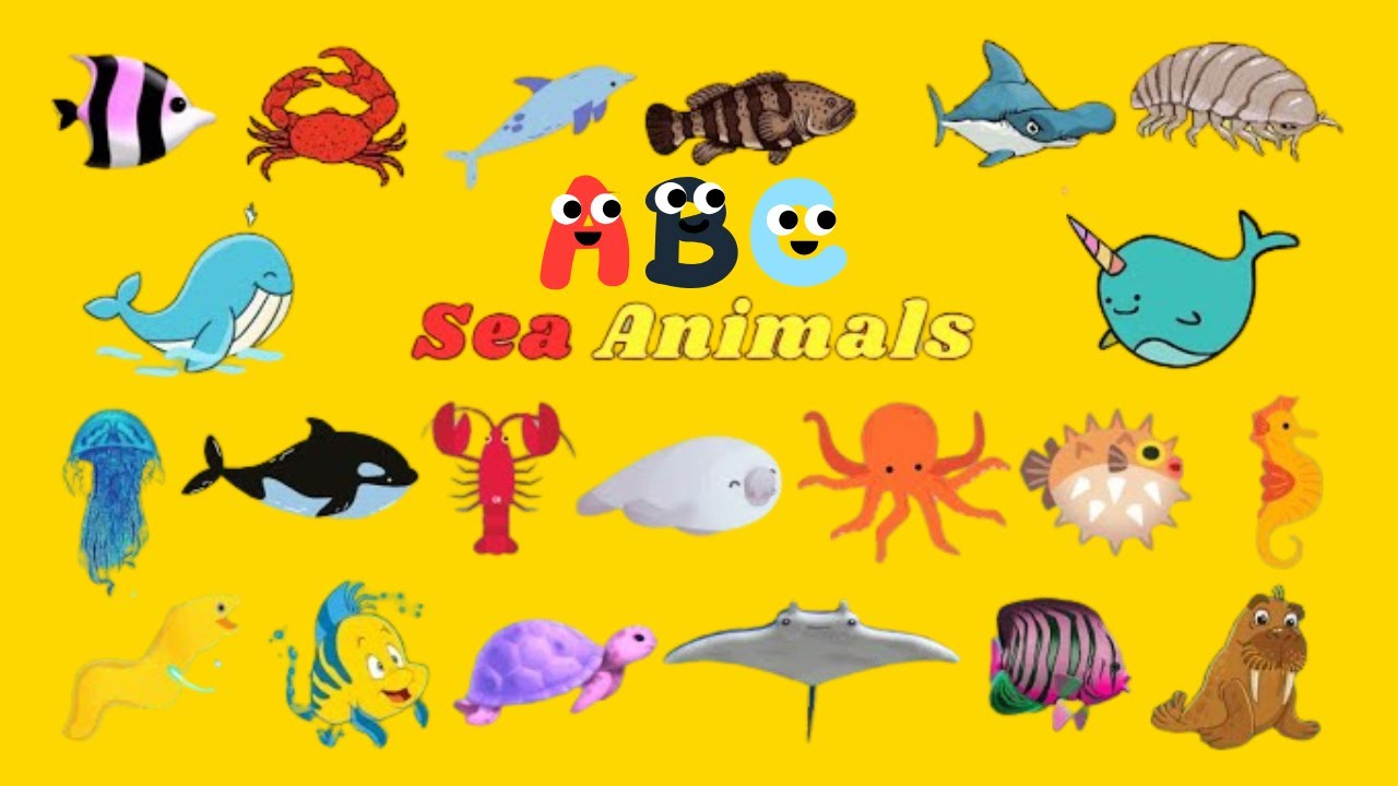 Learn ABC Sea Animals 🐠🐙🐳 | Alphabet Animals Song for Kids | Kids TV ...