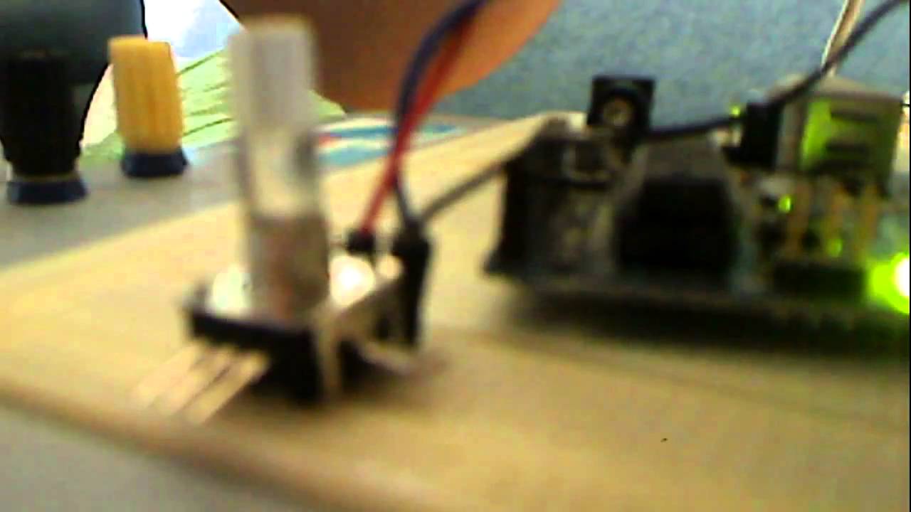 Rotary Encoder with Green/Blue LED Test - YouTube
