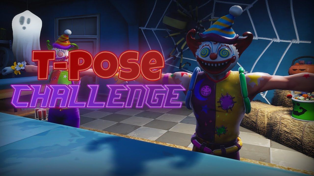 T-POSE CHALLENGE! | FORTNITE Battle Royale - YouTube