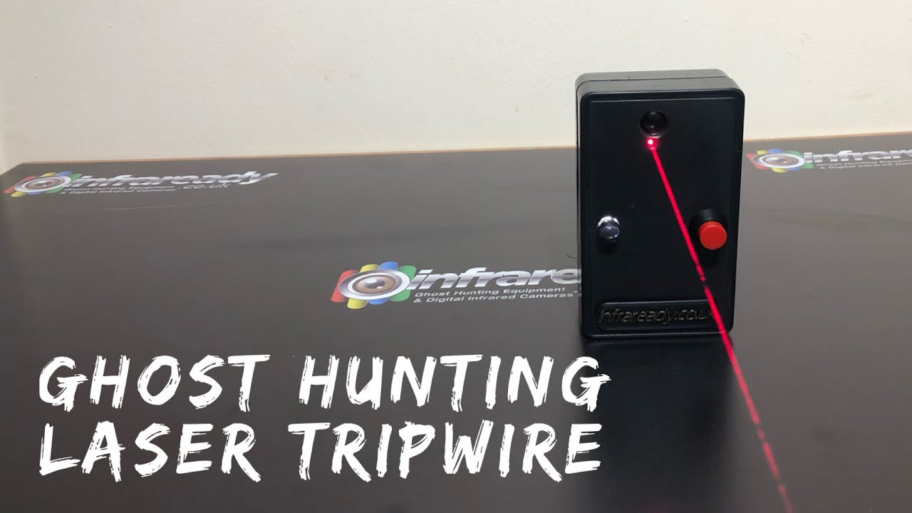 Ghost hunting doorway laser Tripwire - YouTube