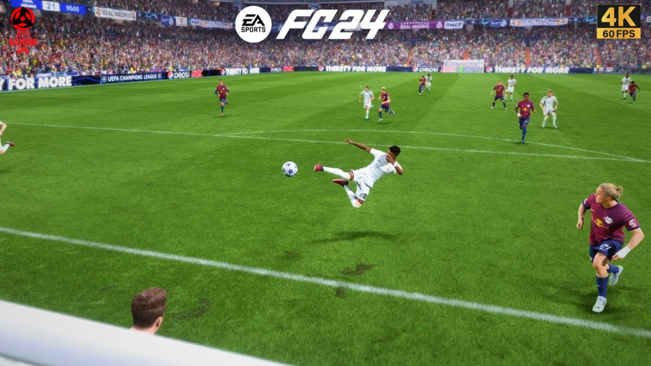 An Absolute BANGER from Rodrygo!! Real Madrid vs Leipzig UCL RO16 2nd Leg | FC 24 4K PC Gameplay ...