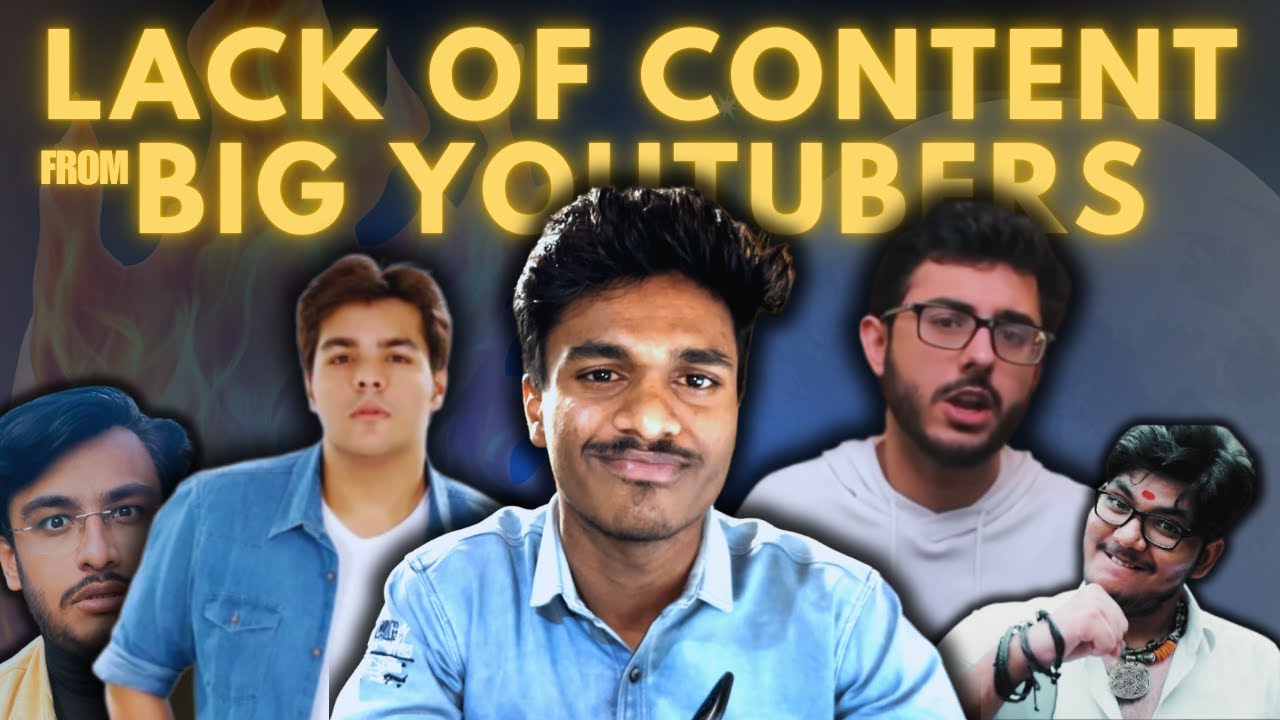 Lack of Content from Big Youtubers! ft. Ashish Chanchlani, Dank Rishu ...