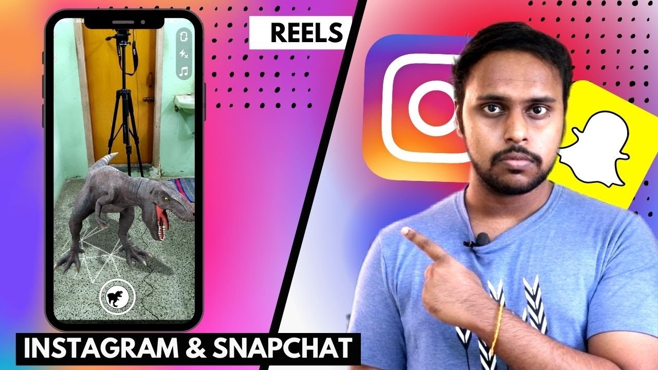 How to get dinosaur filter on Instagram or Snapchat | New Instagram ...