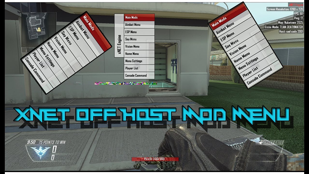 xNET Engine | BEST STEALTH OFF-HOST MENU By OldSchoolModzHD | ALL CODS ...