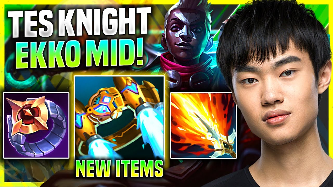KNIGHT A PICKS EKKO WITH NEW ITEM HEXTECH ROCKETBELT! - TES Knight ...