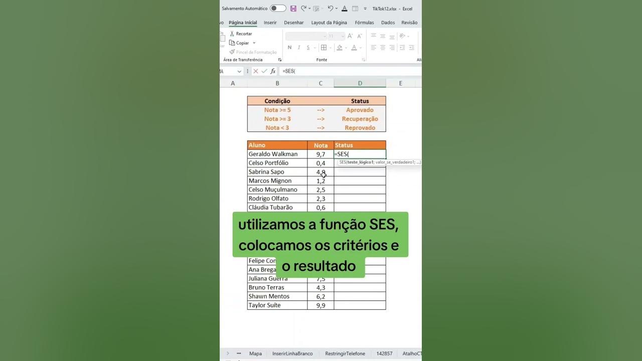 Excel Tutorial Excelbr Microsoftexcel Dicas Excelbasico Microsoft Excelnapratica Youtube
