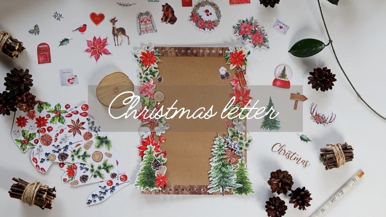 Christmas snail mail I Christmas penpal with me - YouTube
