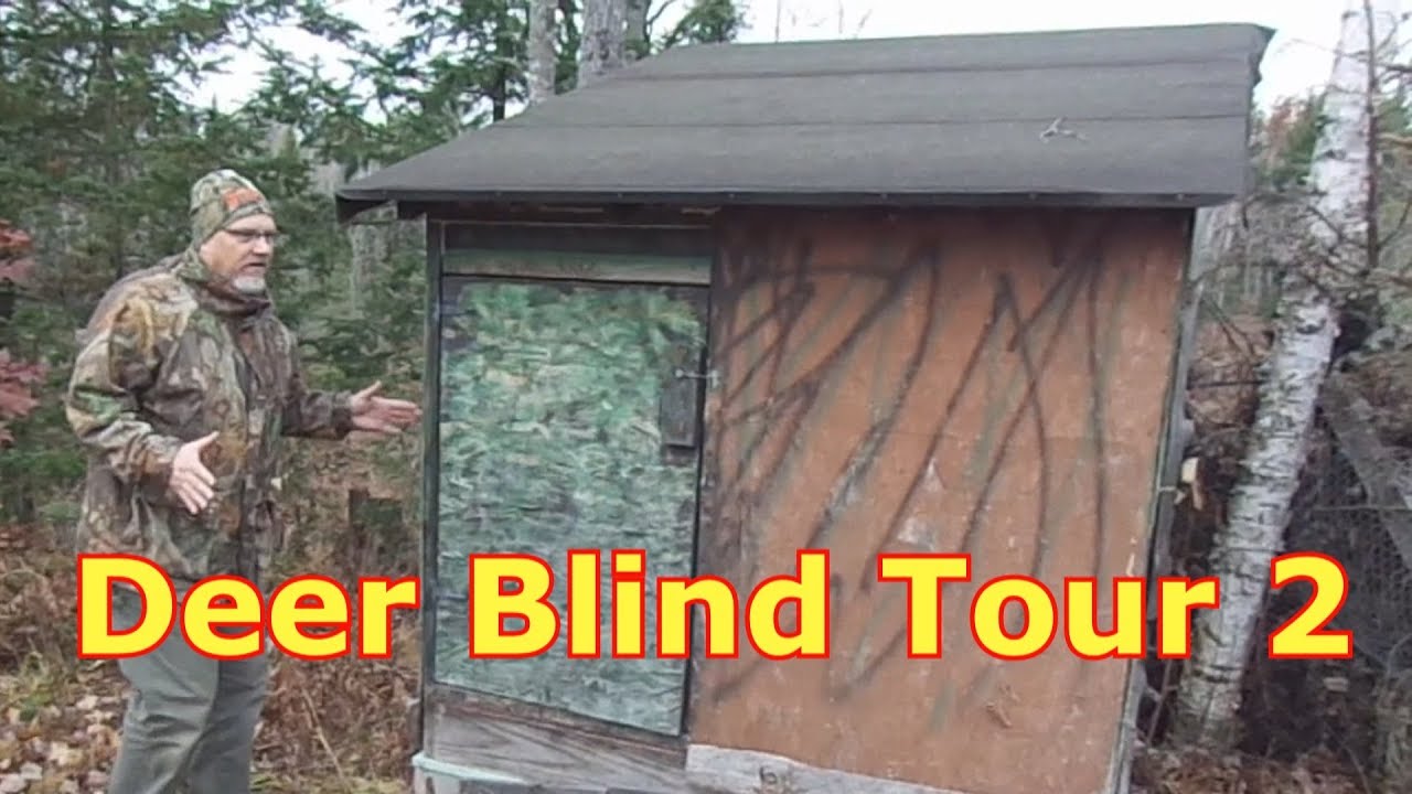 Deer Blind Tour - Hunting In Comfort Part 2 - YouTube