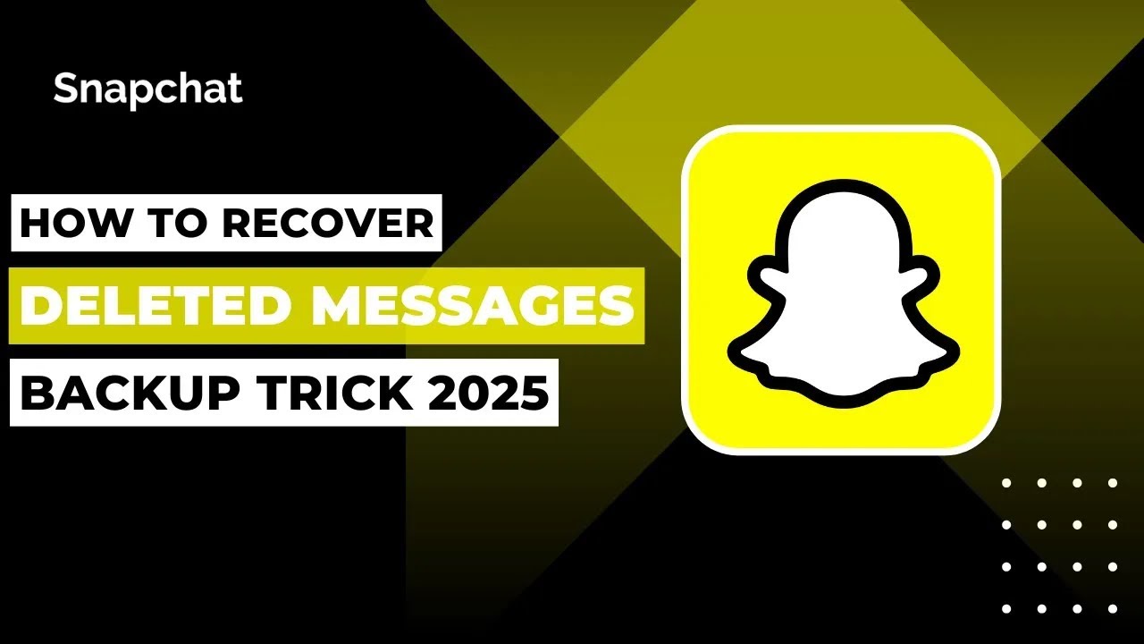 How To Recover Deleted Snapchat Messages Backup Trick ! - YouTube