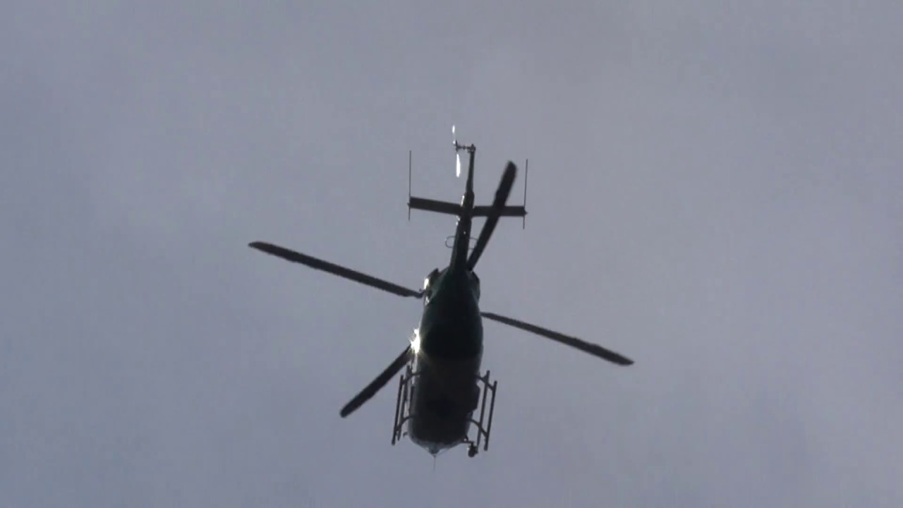 EC-145 Helicopter Fly Over with sound. - YouTube