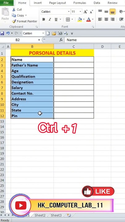 Add colon in text Microsoft Excel//@HK_COMPUTER_LAB_11 #microsoftexcel #exceleducation # ...