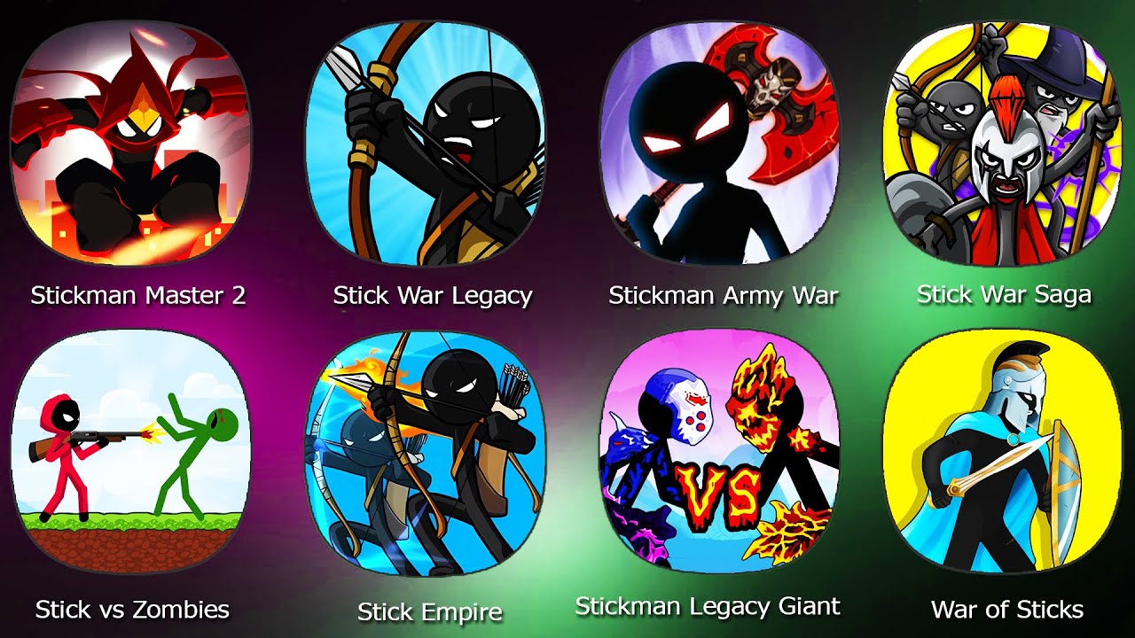 Stick War Legacy,Stick War Saga,Stick vs Zombies,Stick Empire,Stickman ...