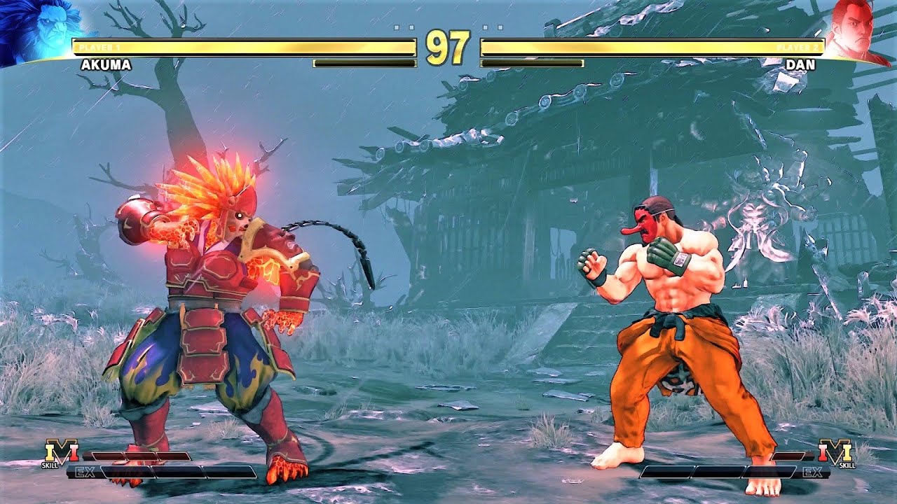 Garuda Akuma vs Tengu Dan (Hardest AI) - STREET FIGHTER V - YouTube